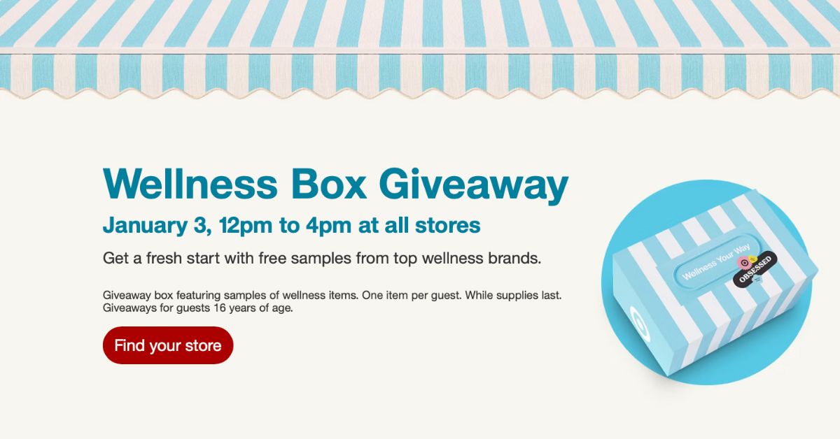 Free Target Wellness Box - Get me FREE Samples